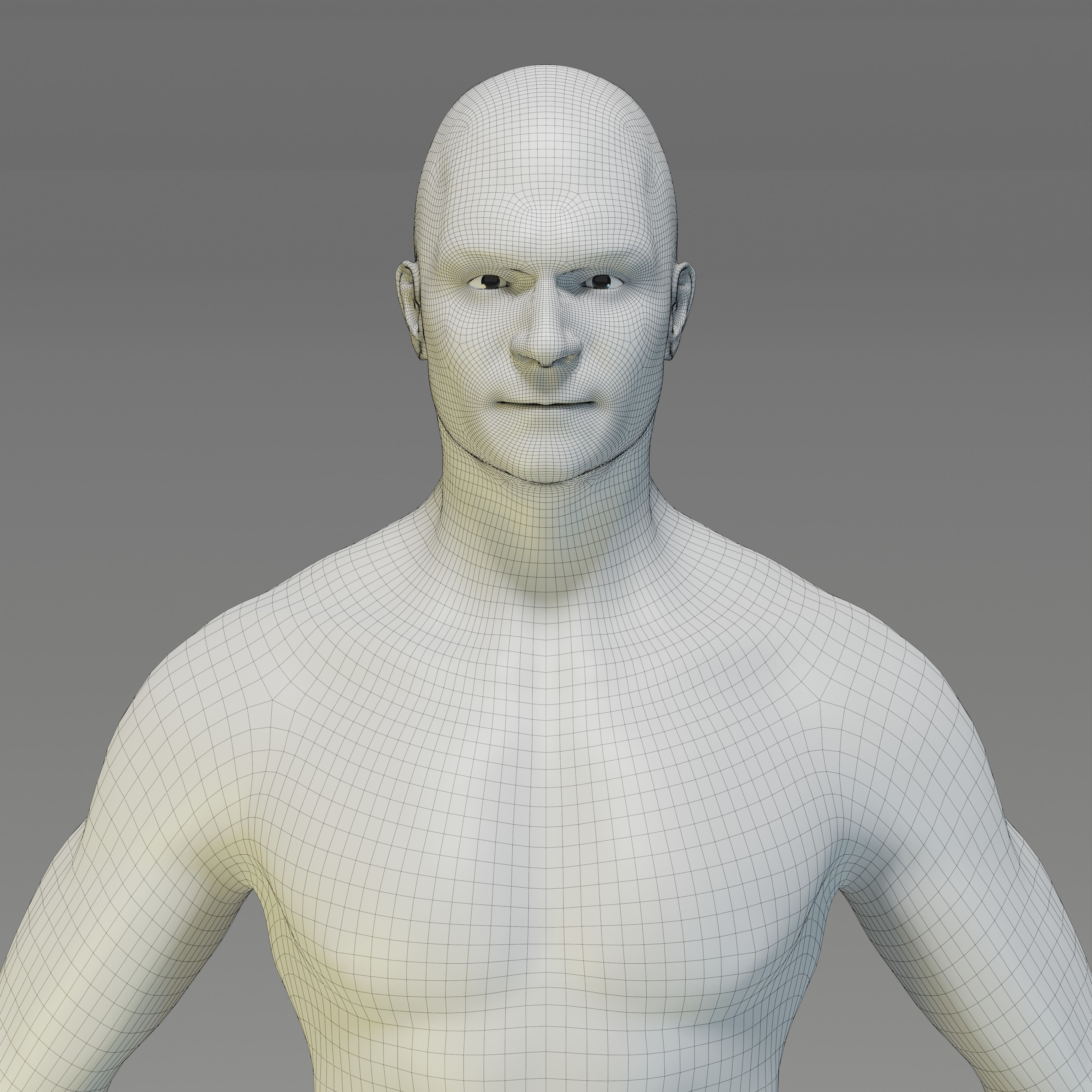 3D model Male Character Base Mesh Collection VR / AR / low-poly | CGTrader