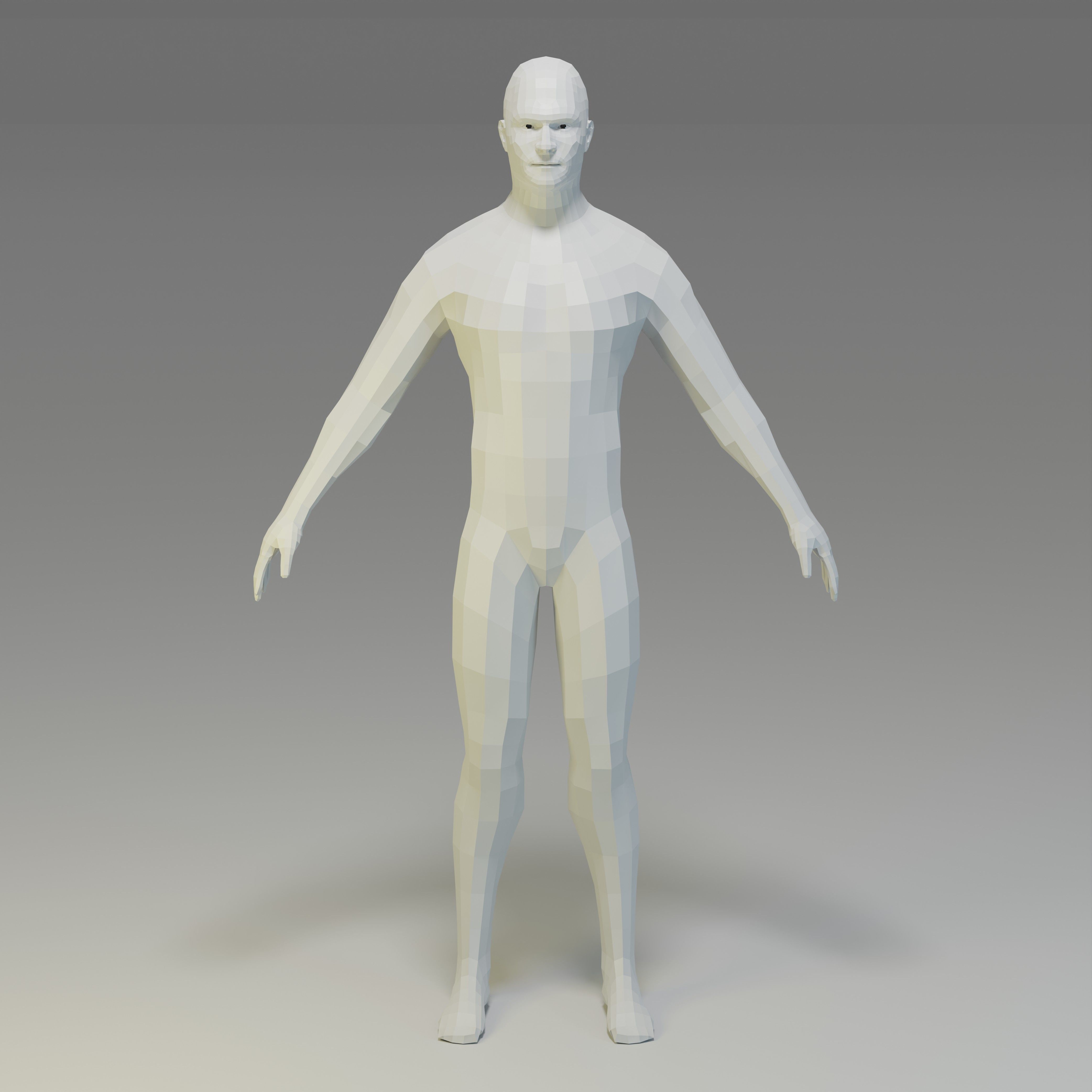 3D model Male Character Base Mesh Collection VR / AR / low-poly | CGTrader