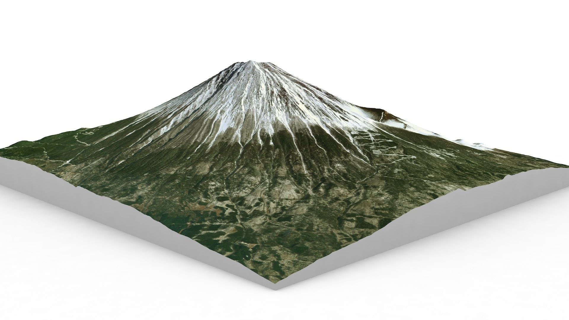 Mount Fuji free 3D model | CGTrader