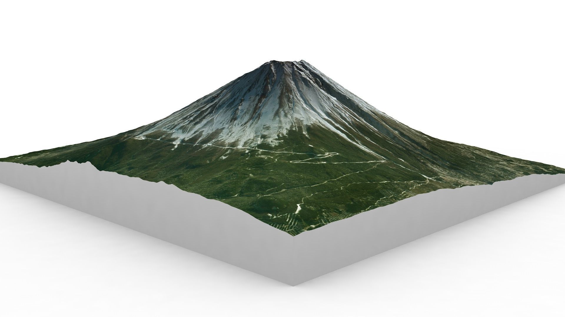 Mount Fuji free 3D model | CGTrader