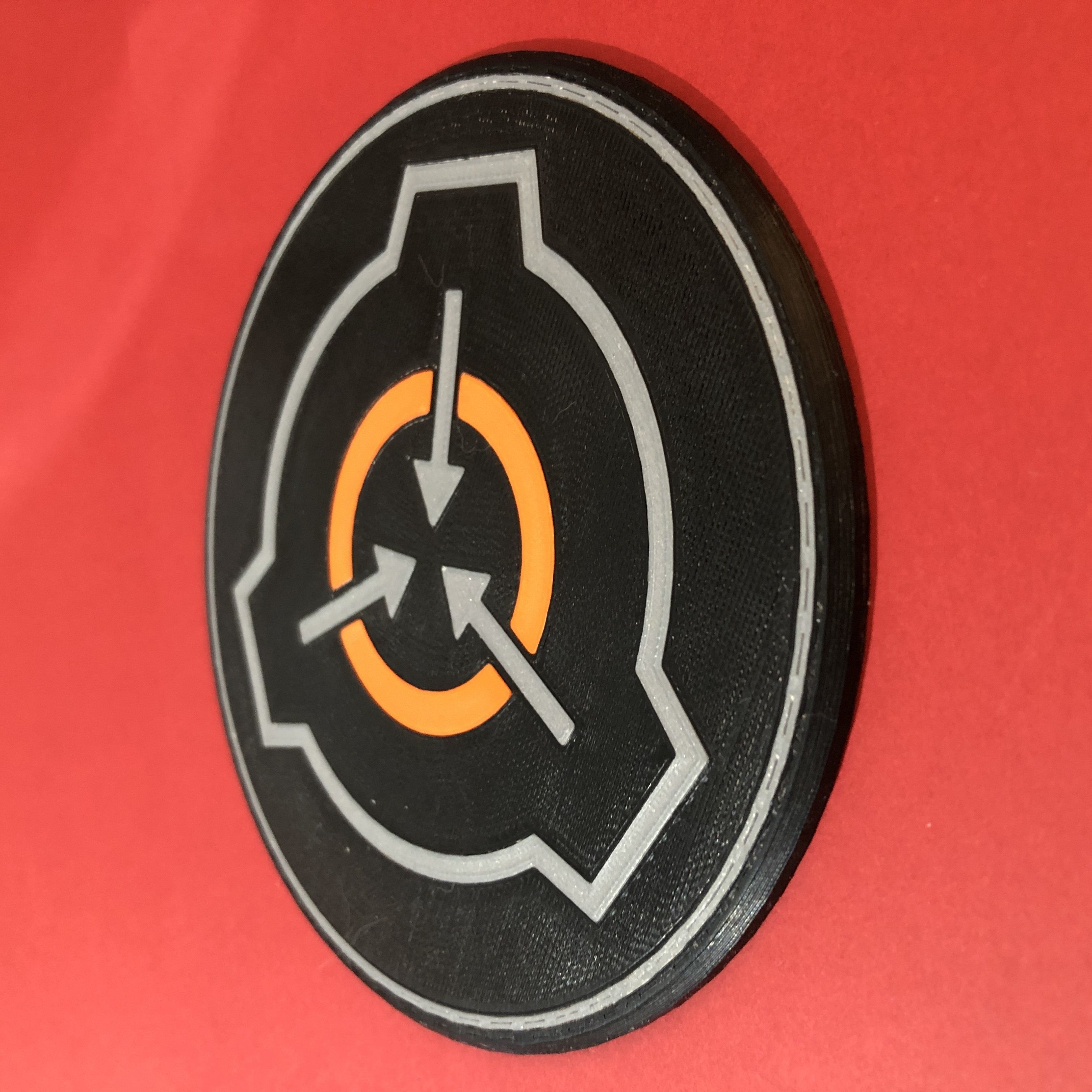SCP Foundation Logo Coaster 3D model 3D printable | CGTrader