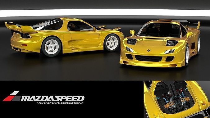 MAZDA RX7 Free 3D Model free VR / AR / low-poly 3D model | CGTrader