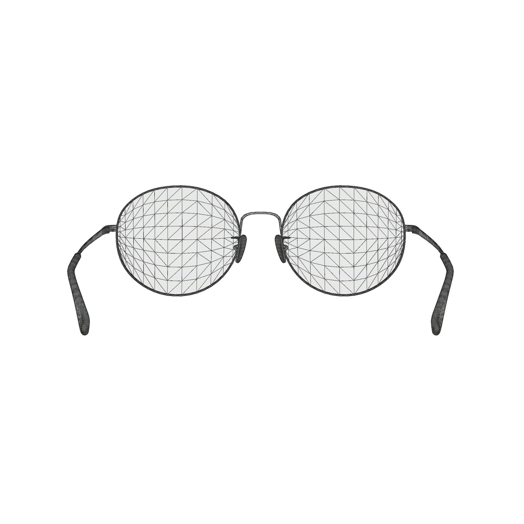 3D model Ray-Ban Team Wang X Ray-Ban - Sunglasses VR / AR / low-poly ...