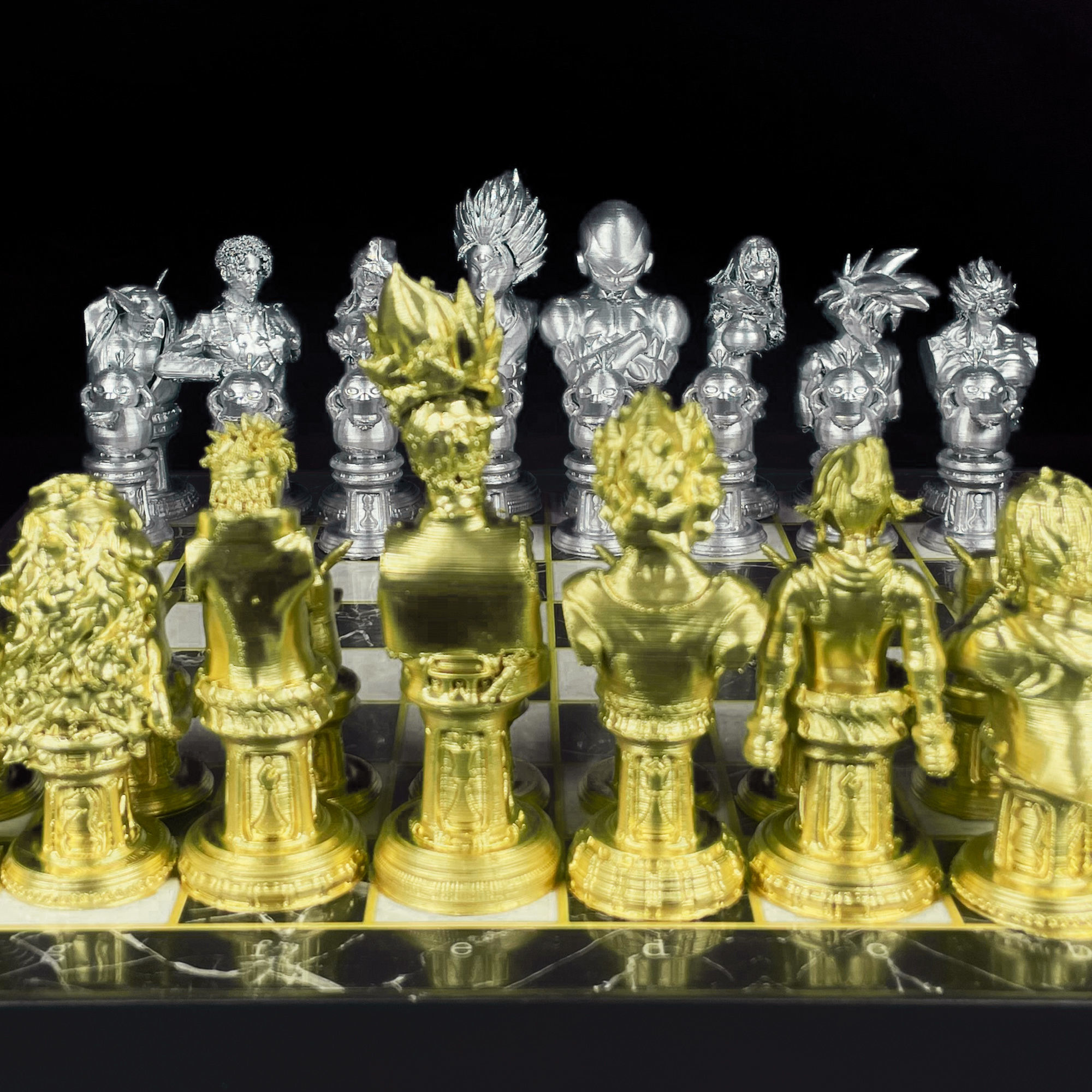 Anime Popular Character Chess Set - Anime Chess Set 3D model 3D ...
