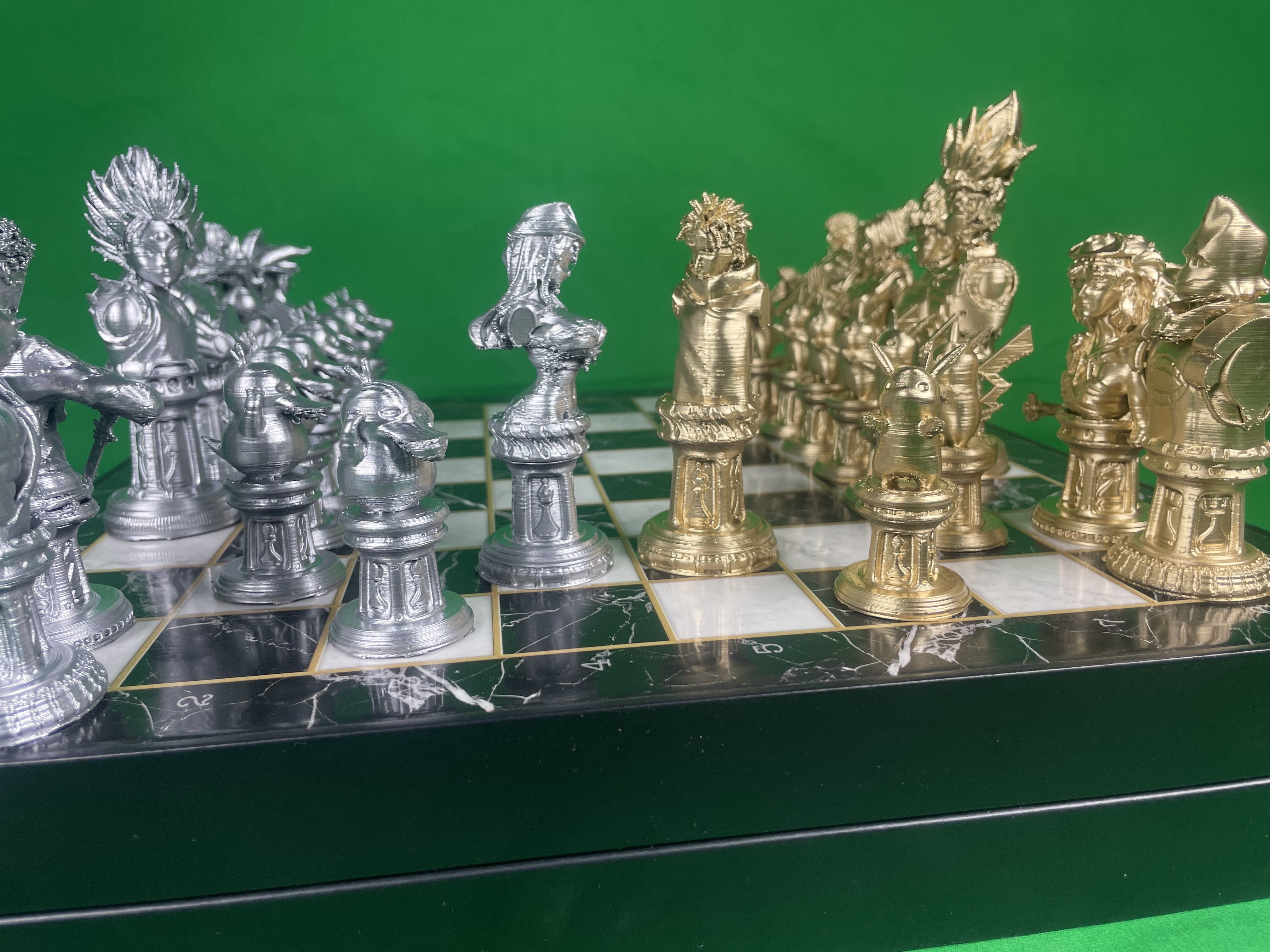 Anime Popular Character Chess Set - Anime Chess Set 3D model 3D ...