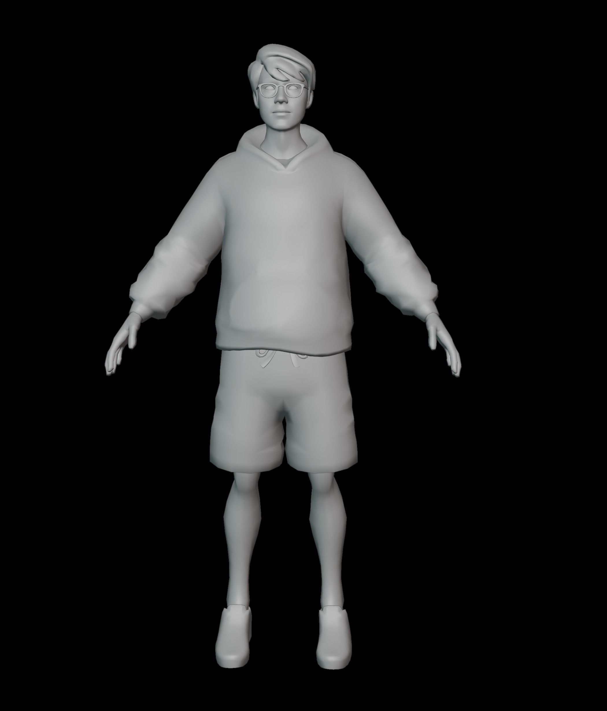 Stylized Boy Character 3D Model Realistic Character 3D model rigged ...