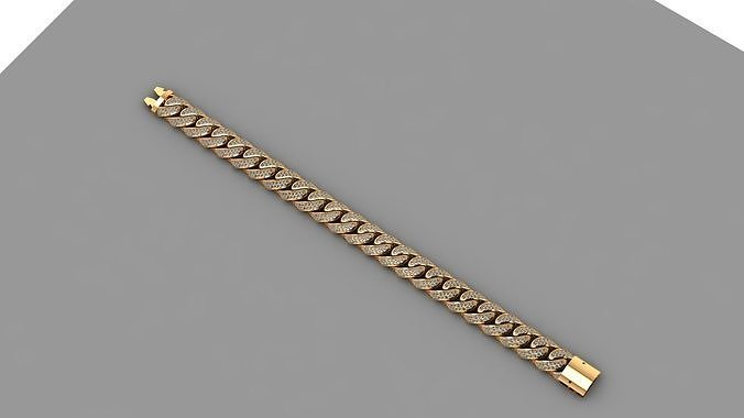 cuban chain 3D model 3D printable | CGTrader