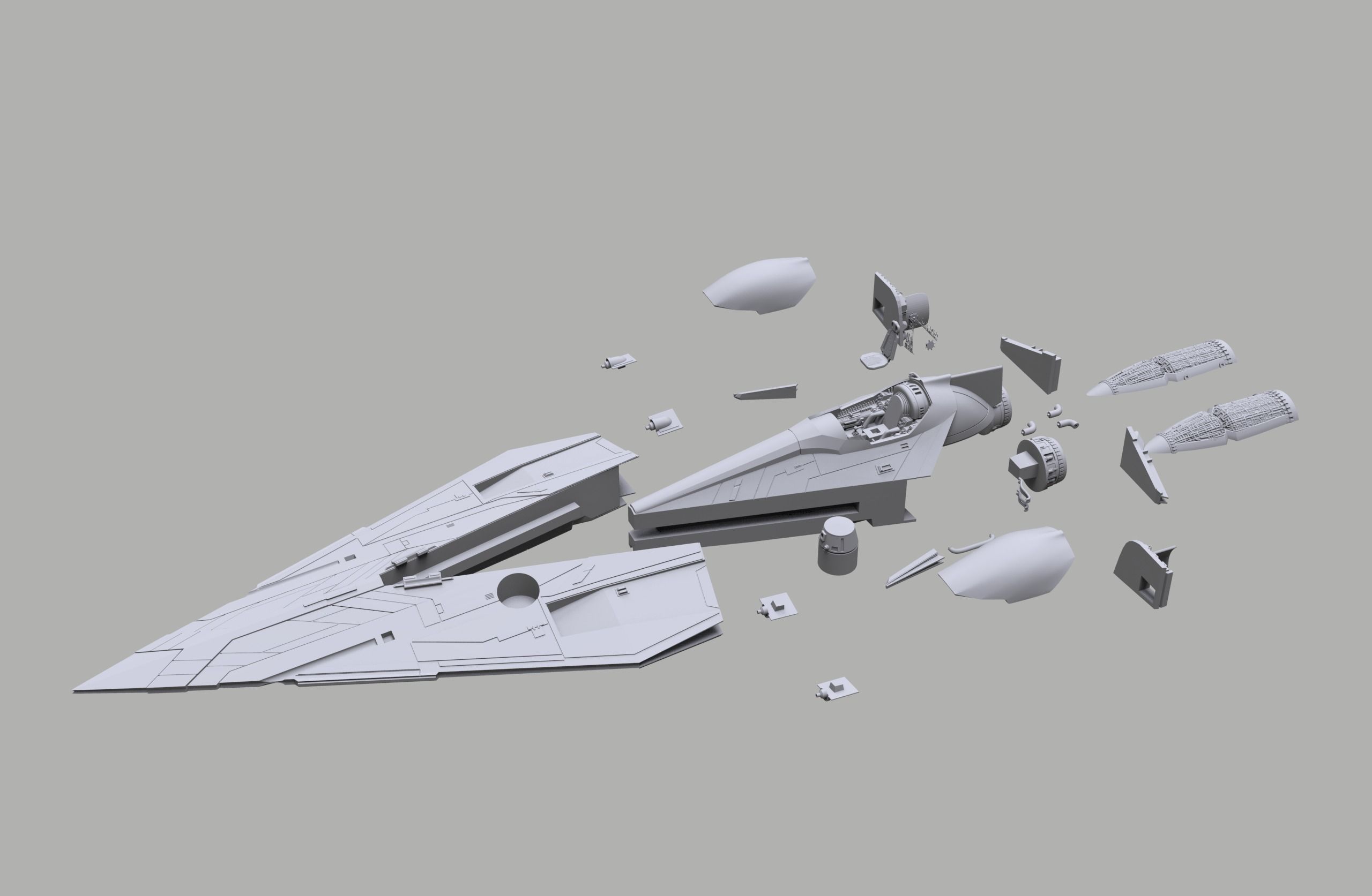 Star Wars Delta 7 spaceship 3D model 3D printable | CGTrader