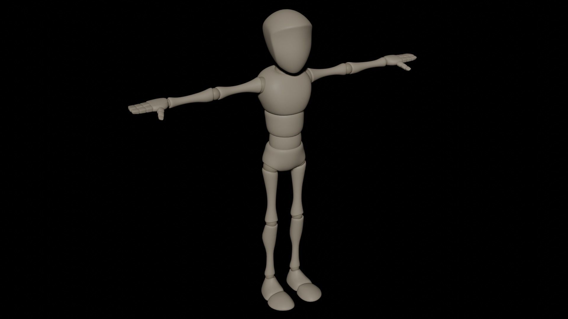 3D model Bony Rig Character VR / AR / low-poly | CGTrader