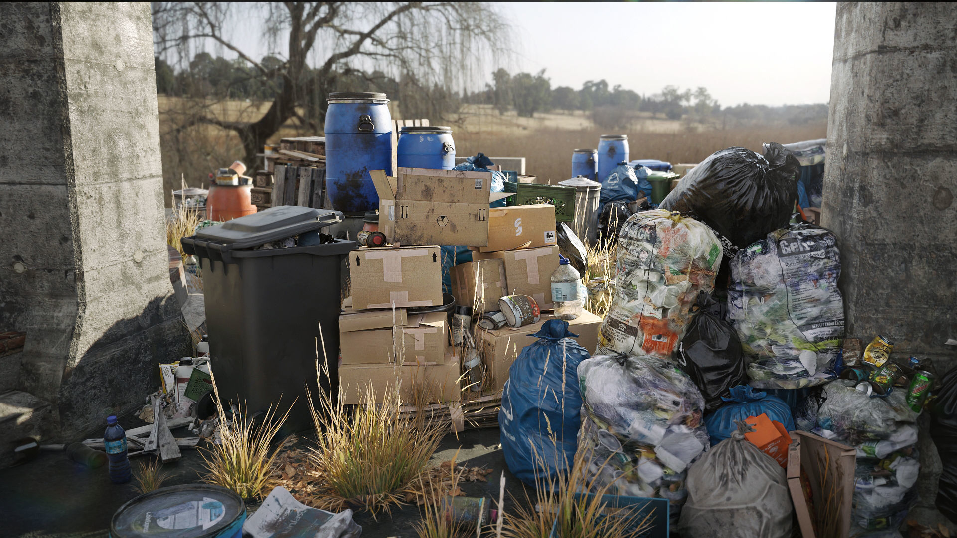 3D model Trash Kit - 3D AssetKit VR / AR / low-poly | CGTrader