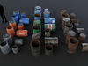 3D model Trash Kit - 3D AssetKit VR / AR / low-poly | CGTrader