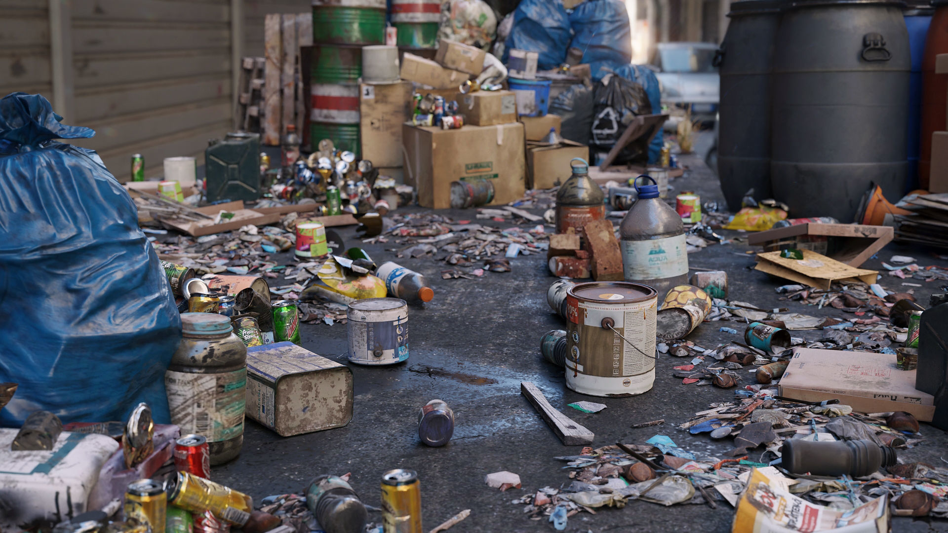 3D model Trash Kit - 3D AssetKit VR / AR / low-poly | CGTrader