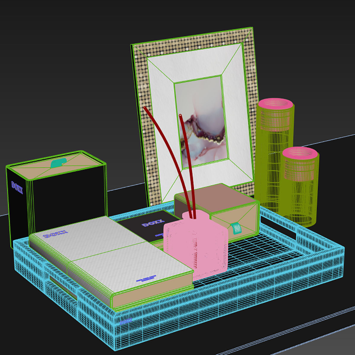 3d Accessories 02 3D model | CGTrader