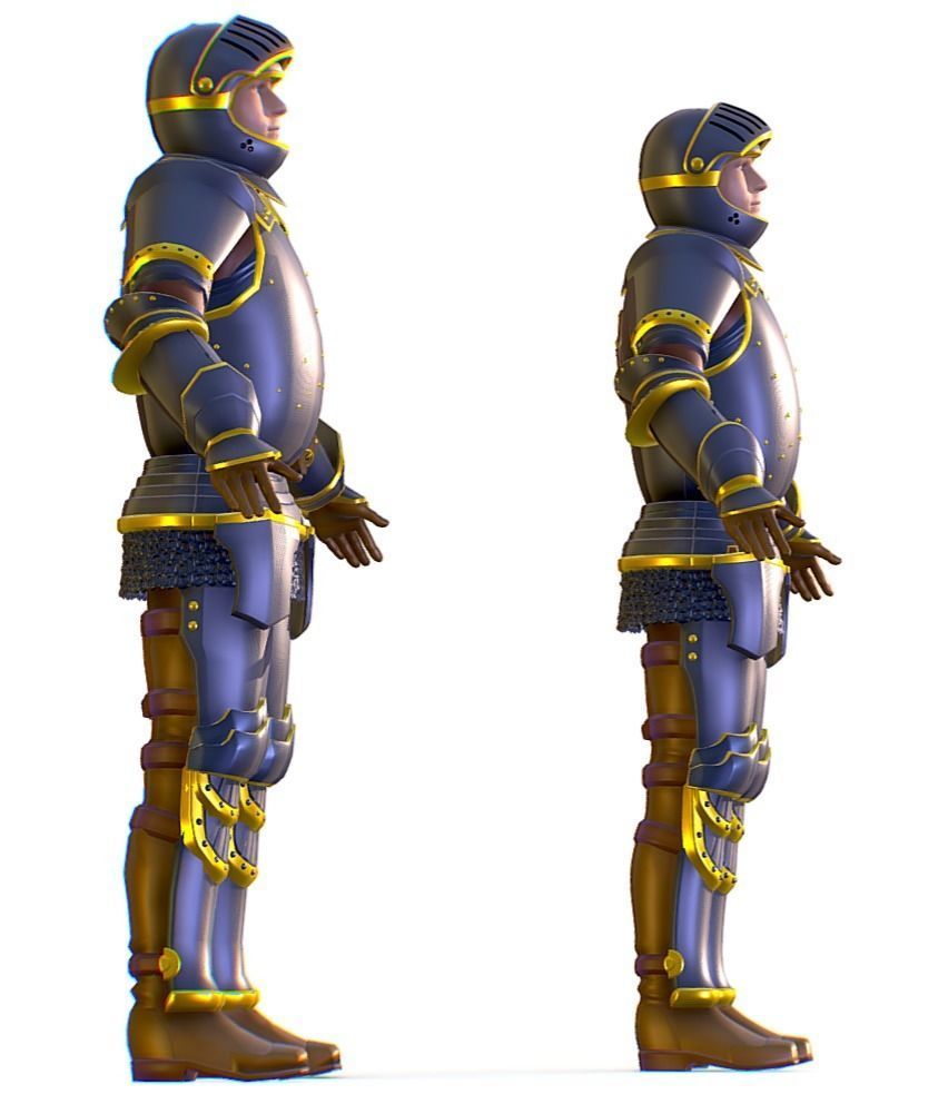 3D model Subdivision 3D Men The Heavy Knight VR / AR / low-poly | CGTrader