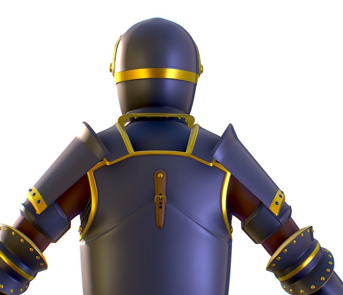 3D model Subdivision 3D Men The Heavy Knight VR / AR / low-poly | CGTrader
