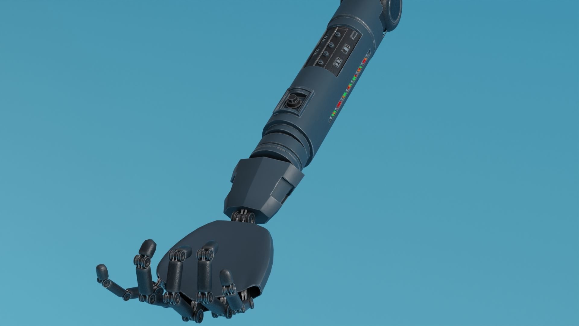 Robot Arm 3d Model by Nikdox 3D model animated rigged | CGTrader