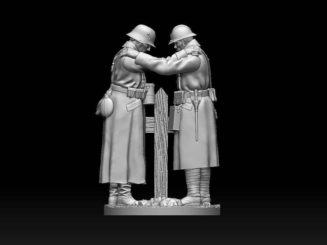 german french soldiers verdun 3D model 3D printable | CGTrader