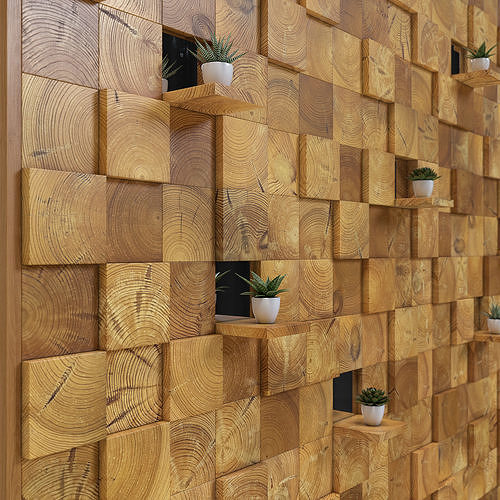 Wood panel 3D model | CGTrader