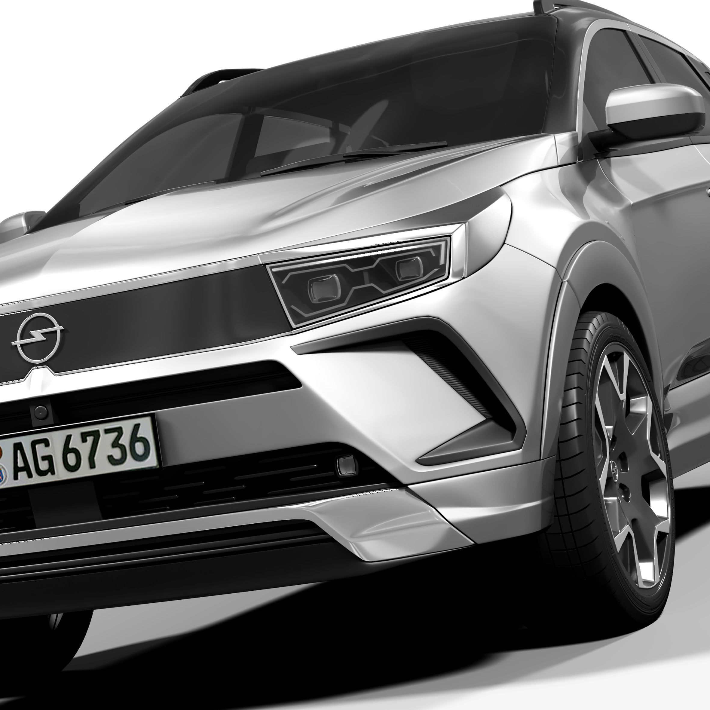 opel grandland 3D model | CGTrader