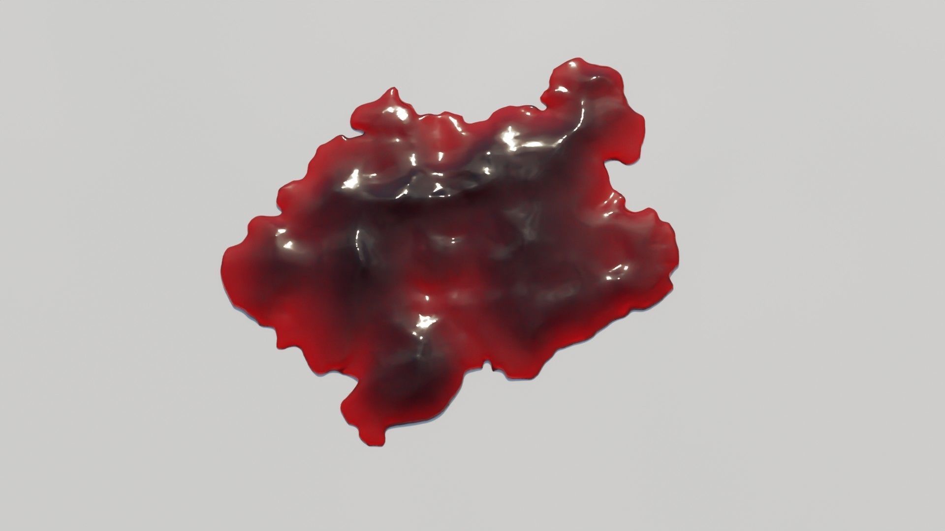 Animated Blood Stain free 3D model animated | CGTrader