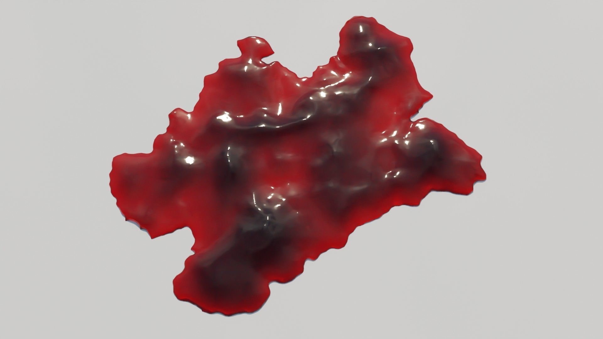 Animated Blood Stain free 3D model animated | CGTrader