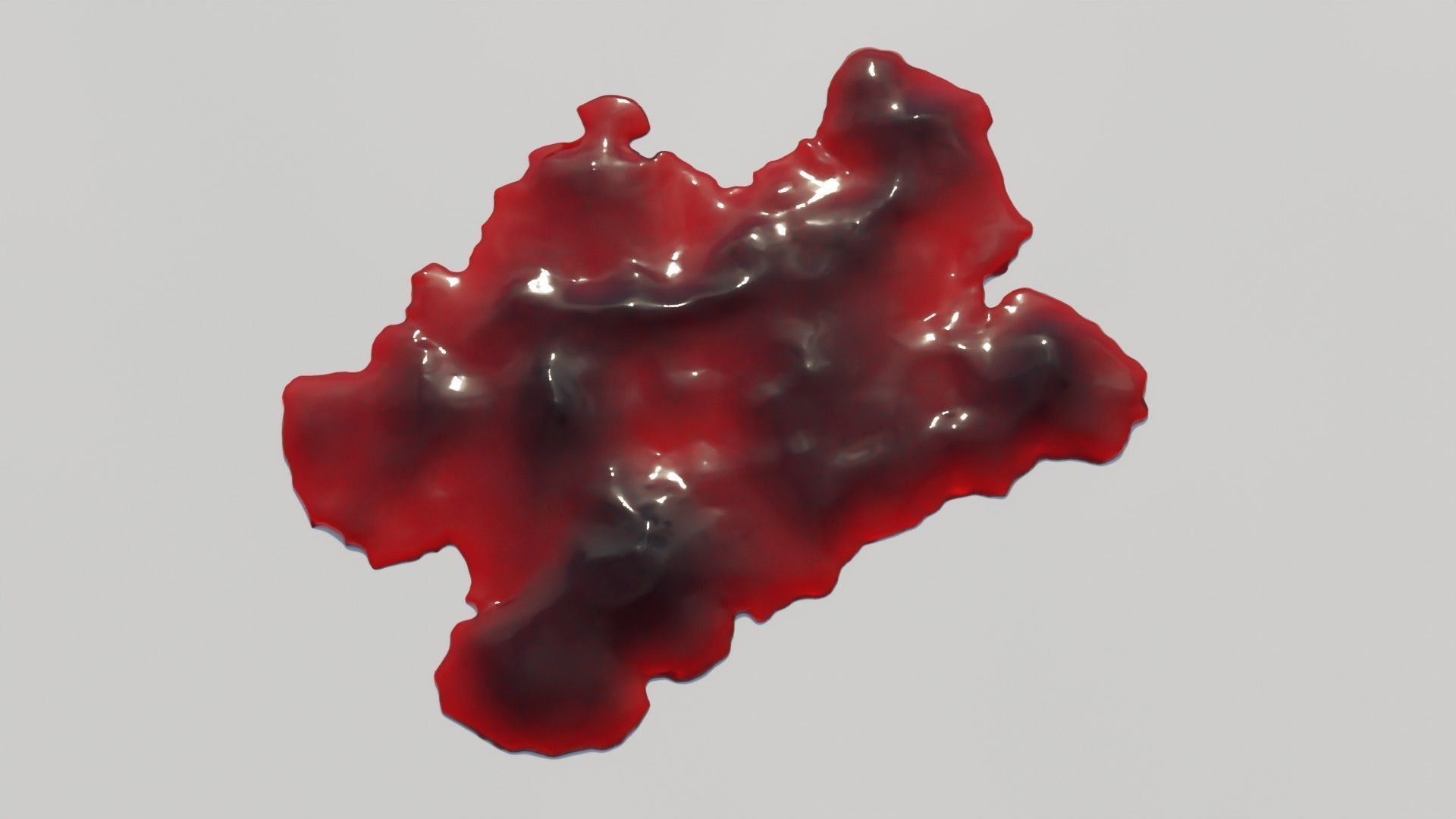 Animated Blood Stain free 3D model animated | CGTrader