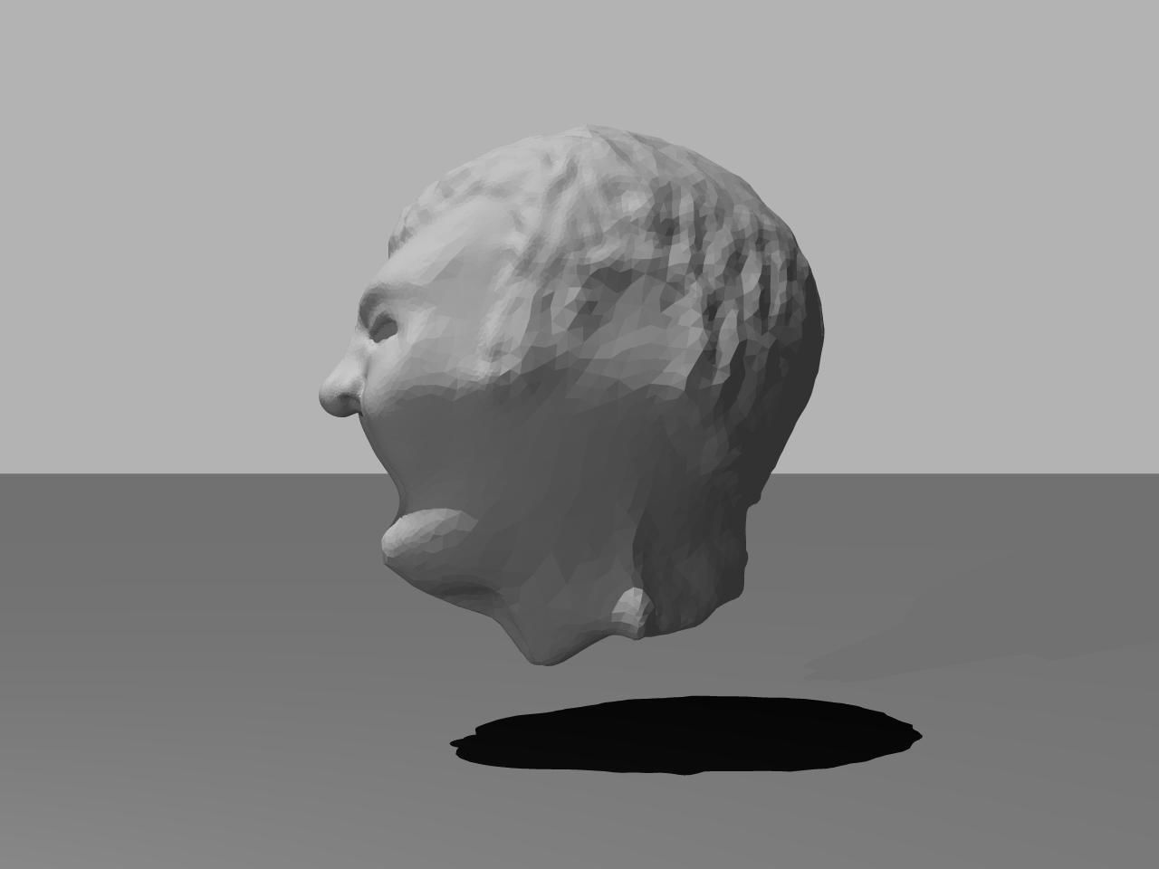sample human head4 free 3D model | CGTrader