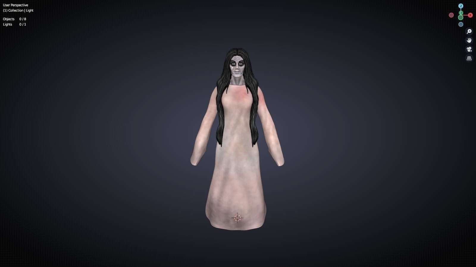 Kuntilanak Ghost Figure 3D model | CGTrader