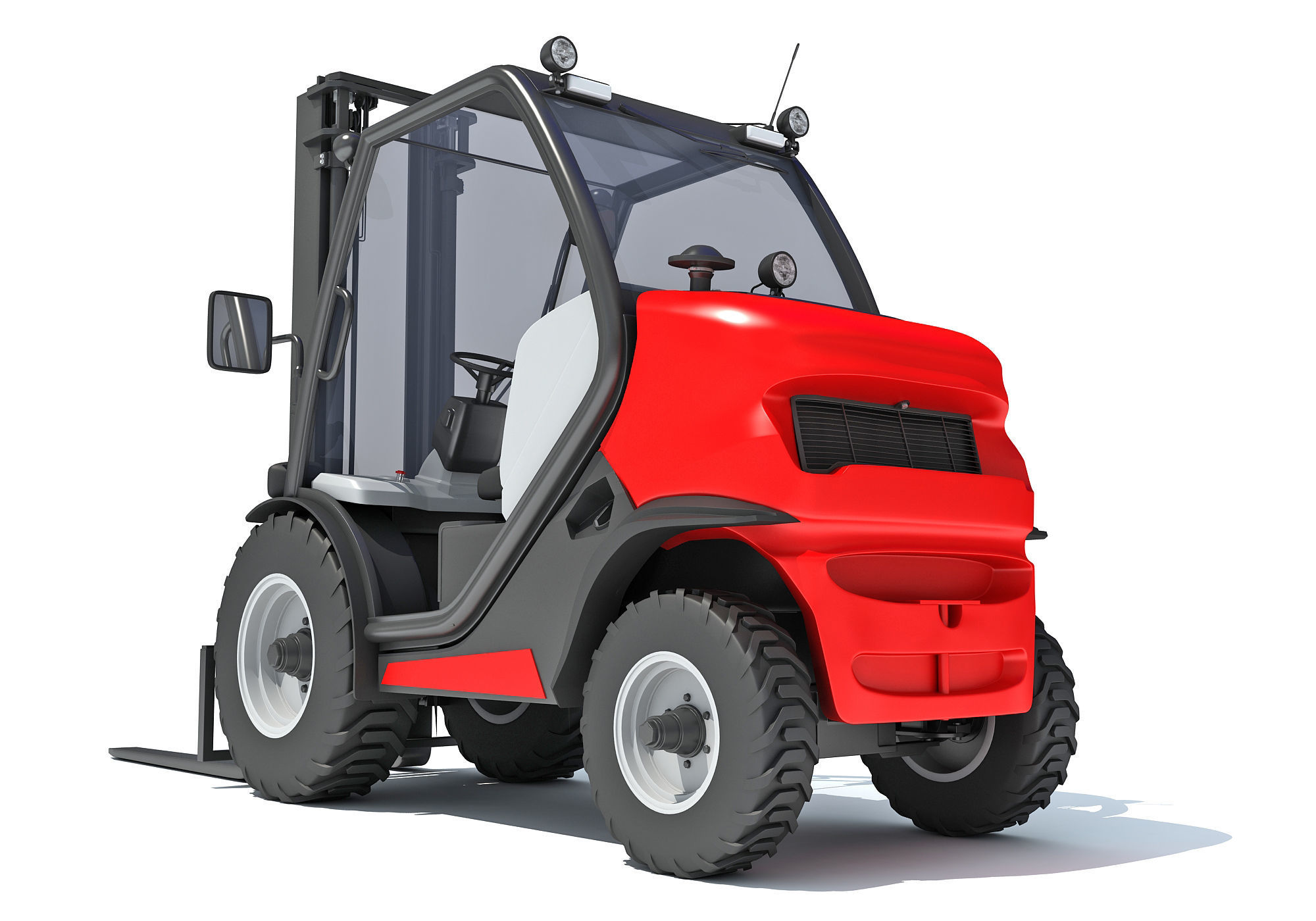 Forklift Industrial Lift Truck 3D model | CGTrader