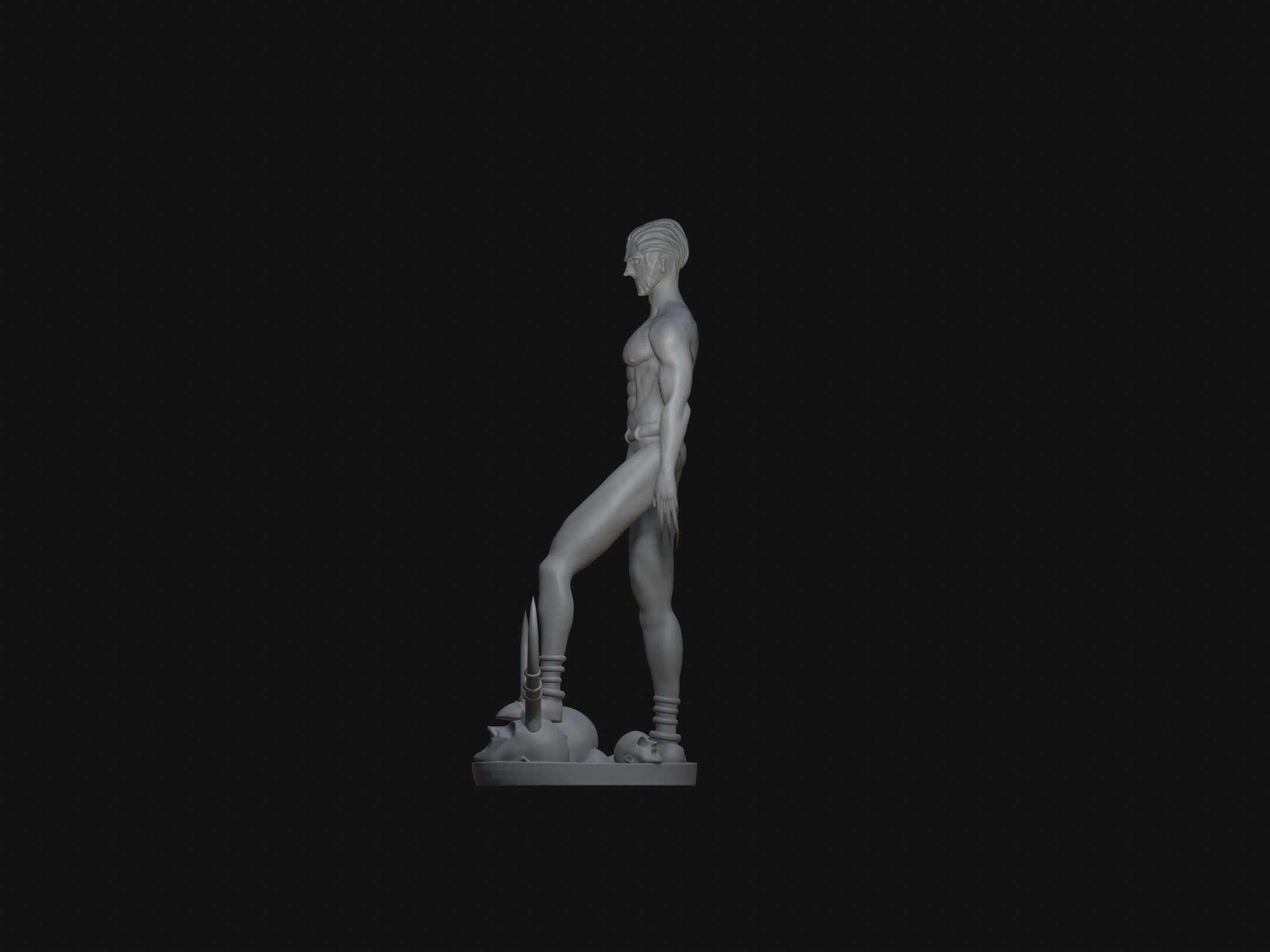xmen character base free 3D model | CGTrader