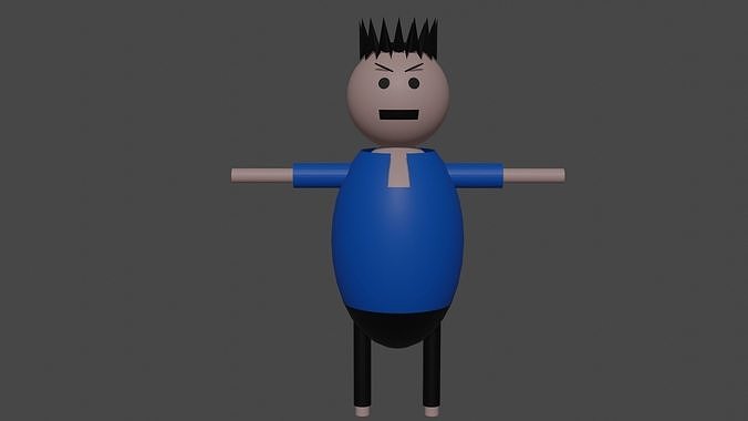 MJO LIKE CHARACTER FOR 2 DOLLER 3D model | CGTrader