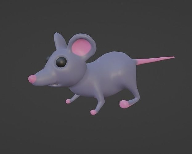 3D model Stylize Mouse VR / AR / low-poly | CGTrader