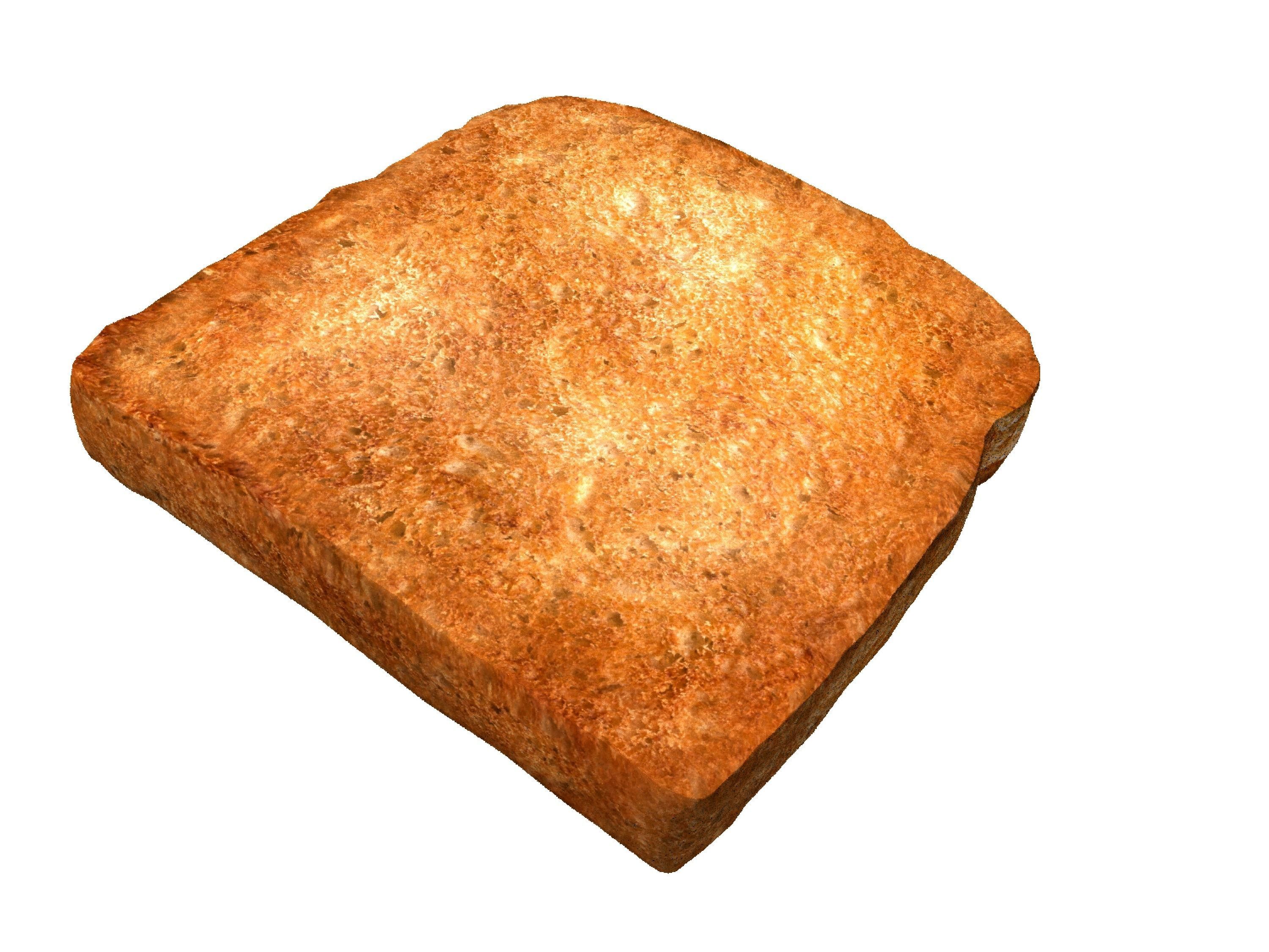 TOAST 3D MODEL two pieces of 3D model | CGTrader