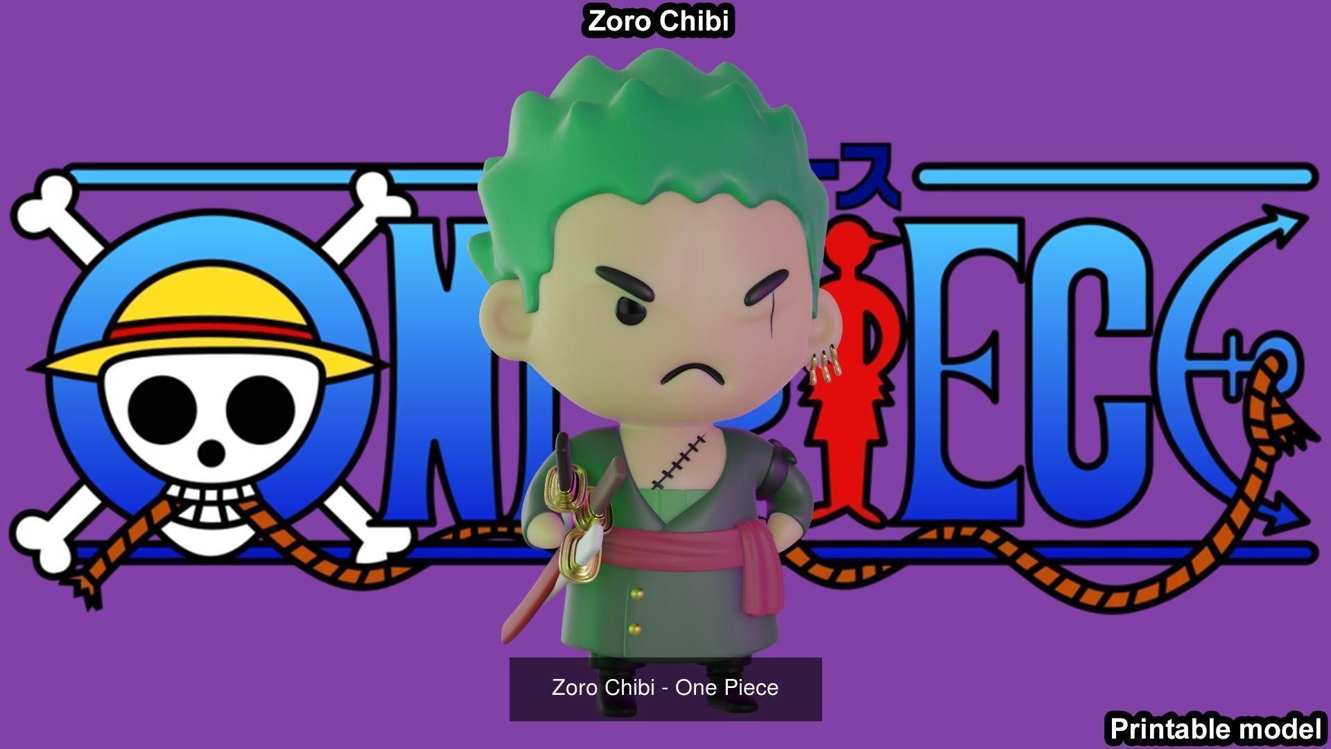 Chibis - One Piece 3D Model Collection | CGTrader