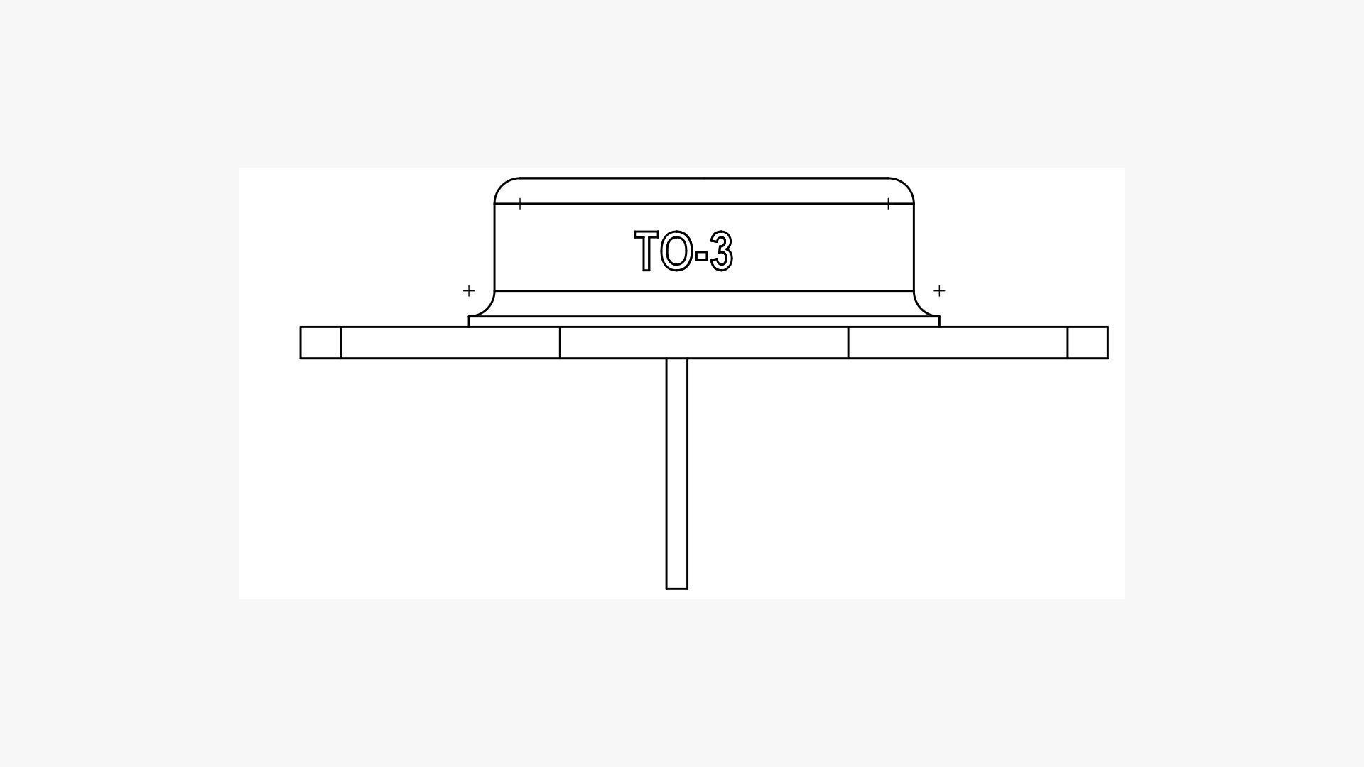 TO3 transistor case 3D model | CGTrader