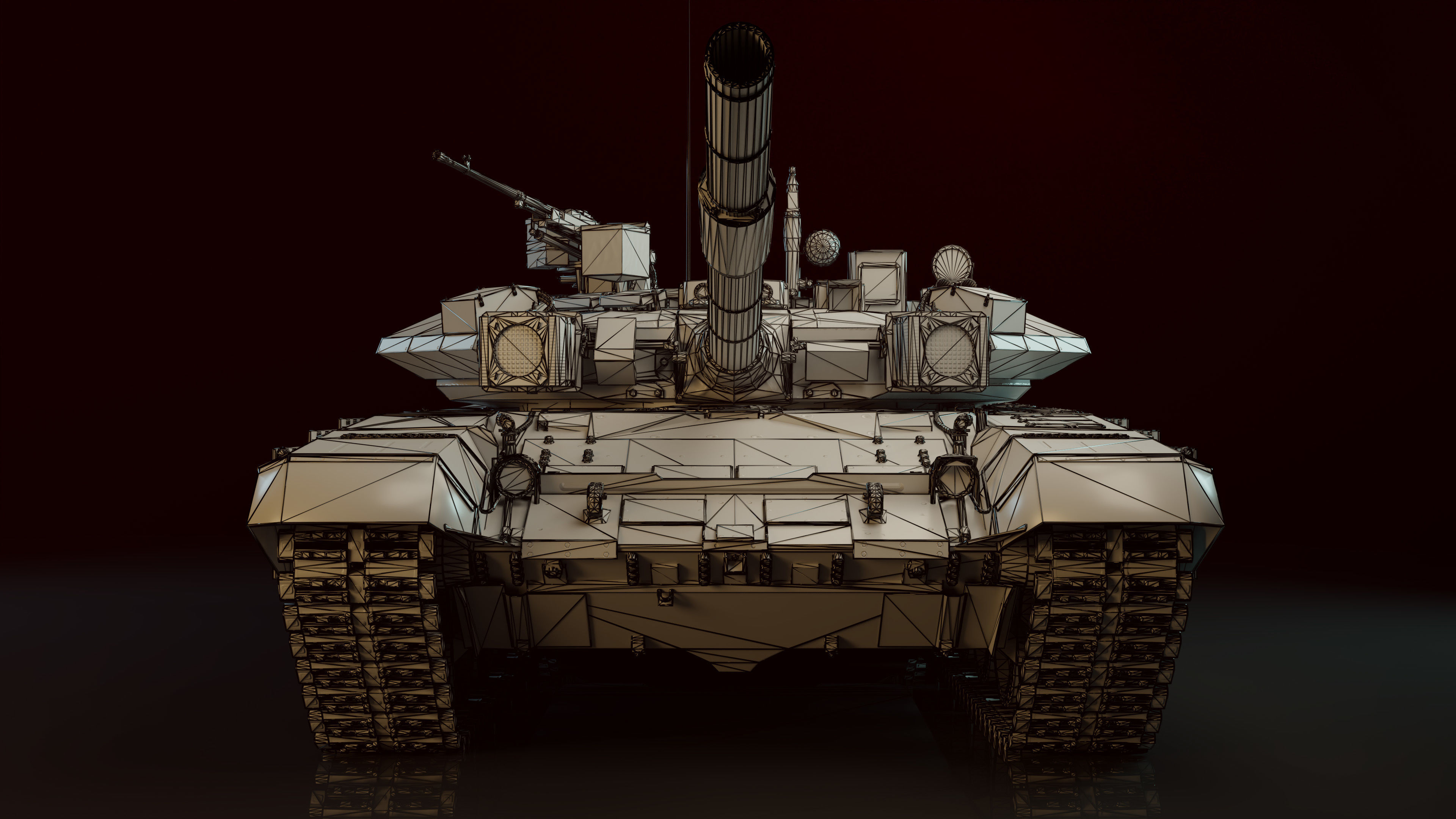 3D model T90A Russian Main Battle Tank 3d model VR / AR / low-poly | CGTrader