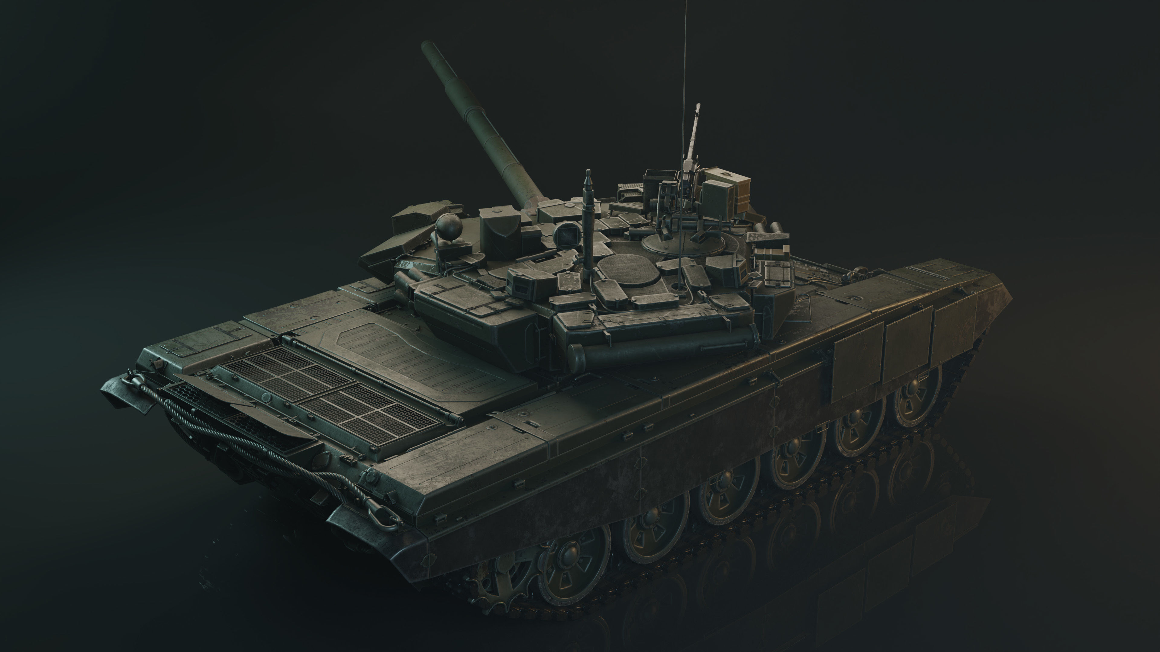 3D model T90A Russian Main Battle Tank 3d model VR / AR / low-poly | CGTrader