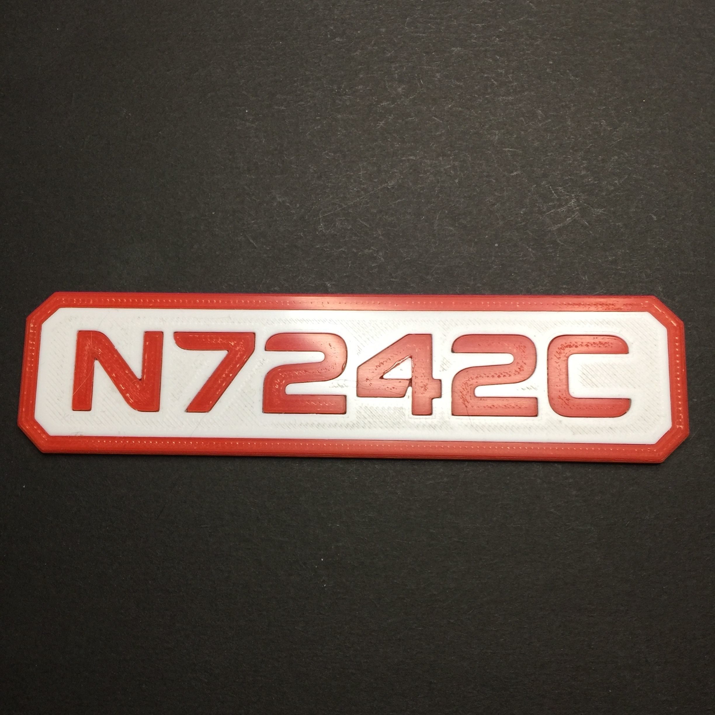 Battlestar Galactica Viper N7242C Bookmark 3D model 3D printable | CGTrader