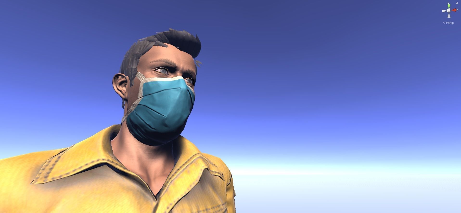 3D model Biohazard Man - animated rigged Man VR / AR / low-poly | CGTrader