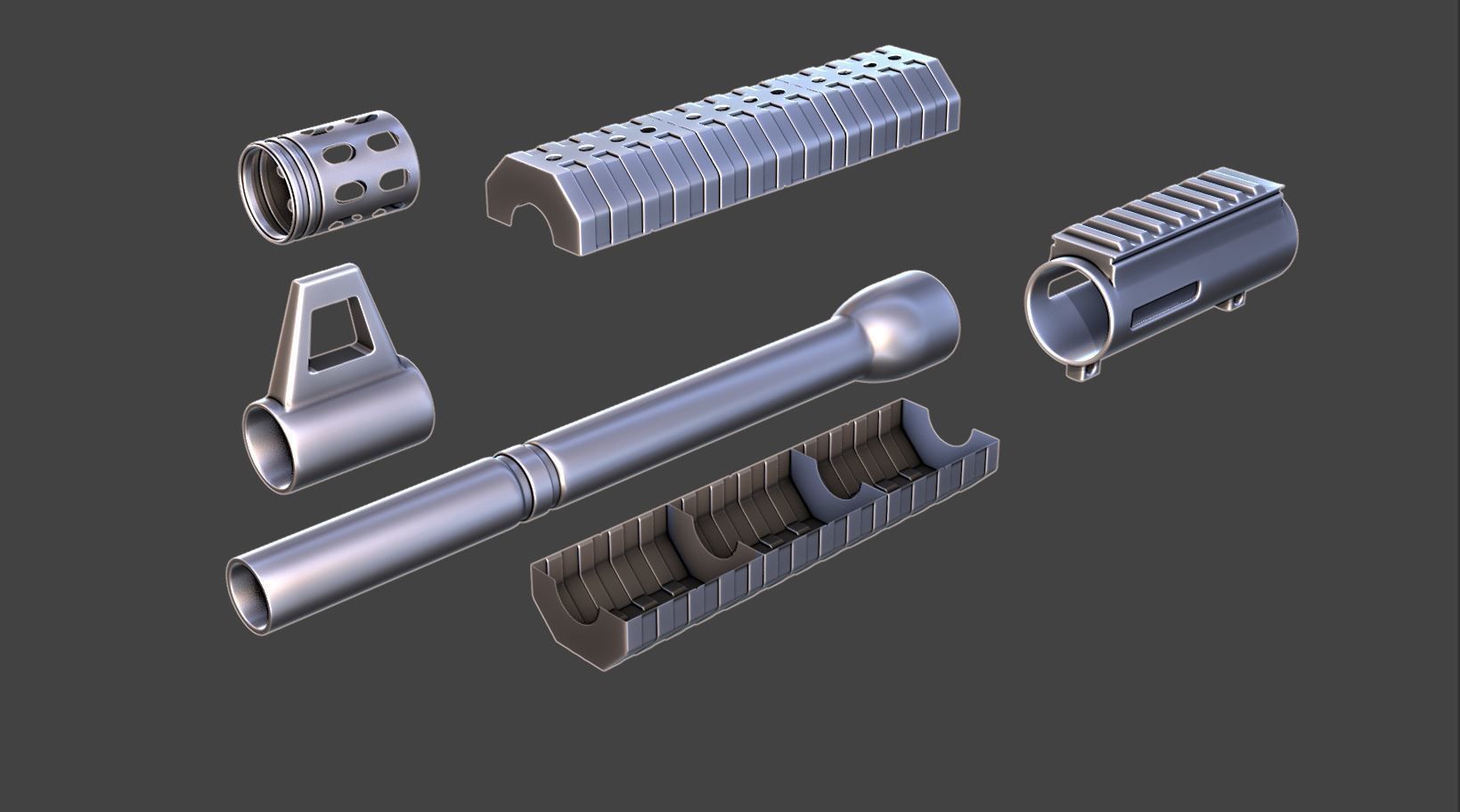 Hardsurface - Weapon 3D model | CGTrader
