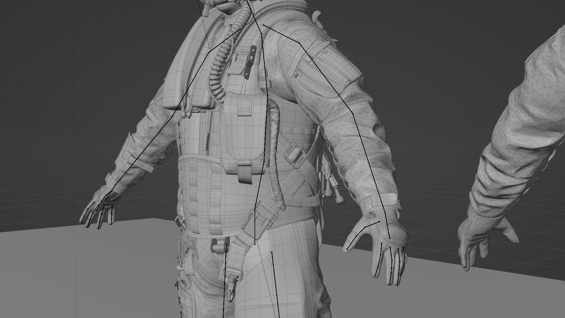 FLIGHT SUIT Fighter Pilot 3D model | CGTrader