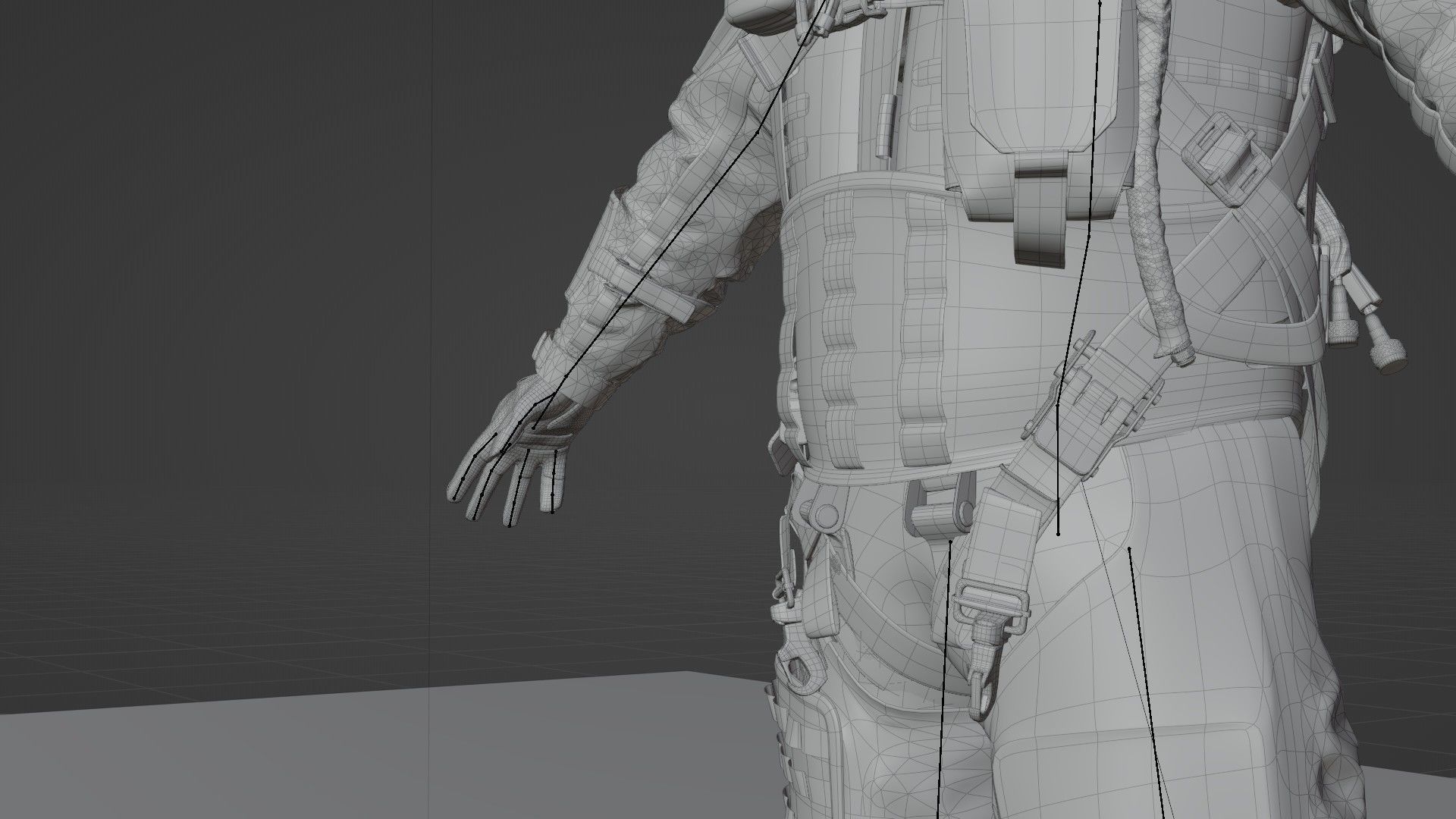 FLIGHT SUIT Fighter Pilot 3D model | CGTrader