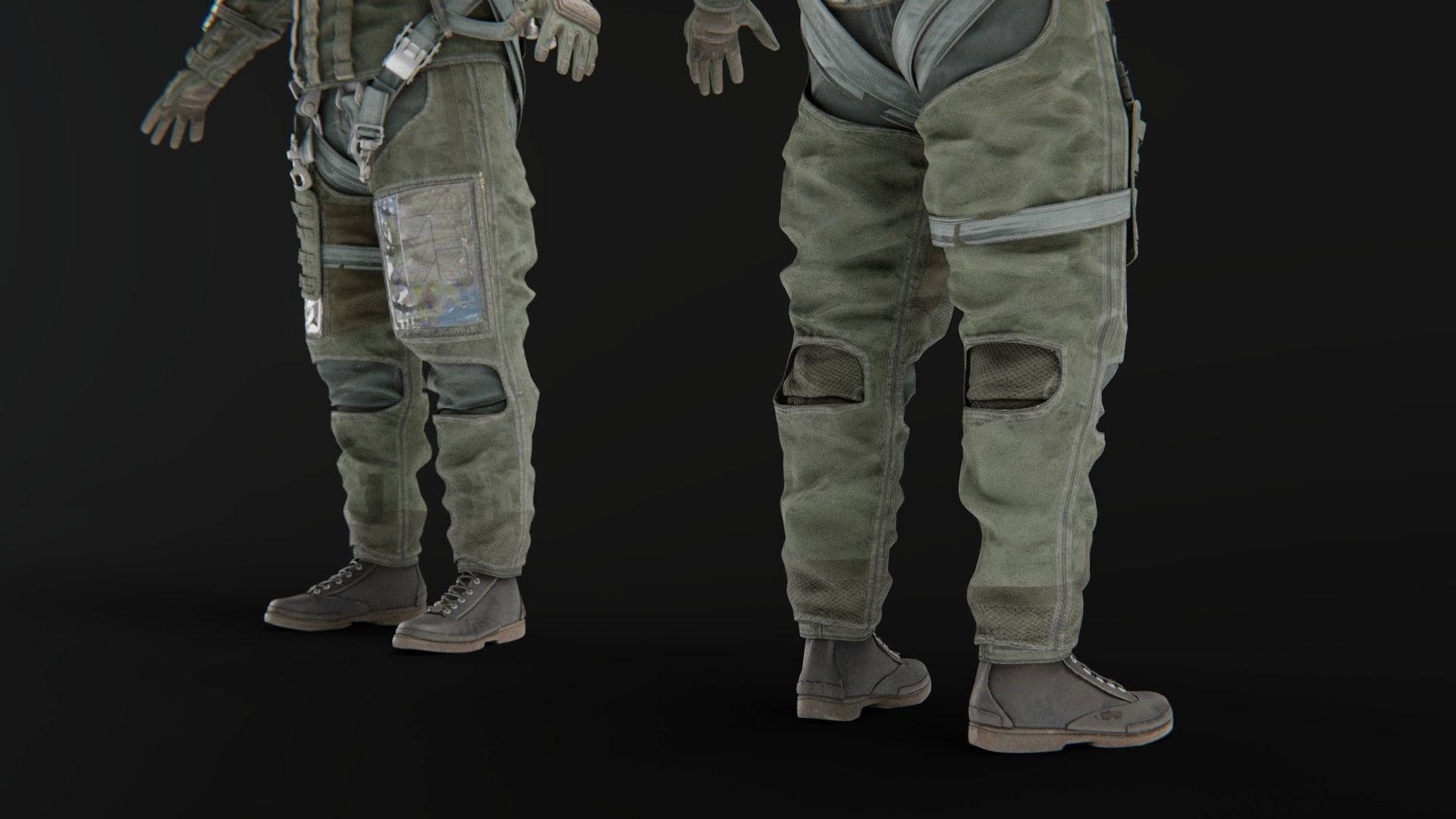 FLIGHT SUIT Fighter Pilot 3D model | CGTrader