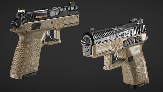 3D model CZ P07 Mobile-Optimized Pistol VR / AR / low-poly | CGTrader