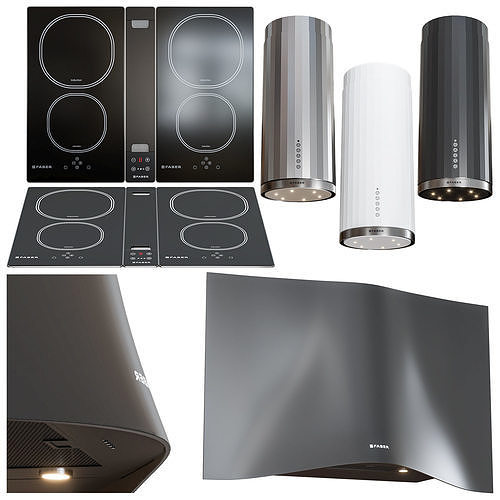 Faber Appliance Set2 3D model | CGTrader