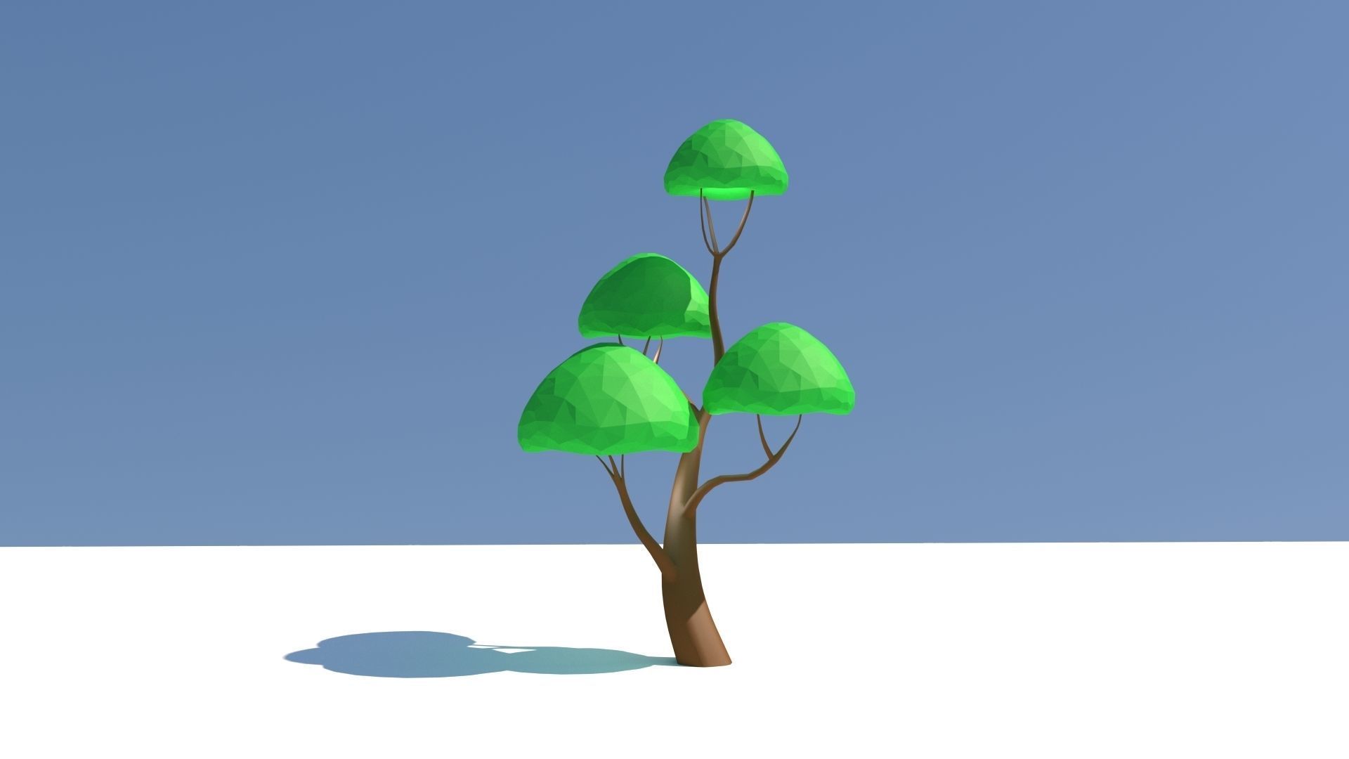 Cartoon Tree 05 3D model | CGTrader