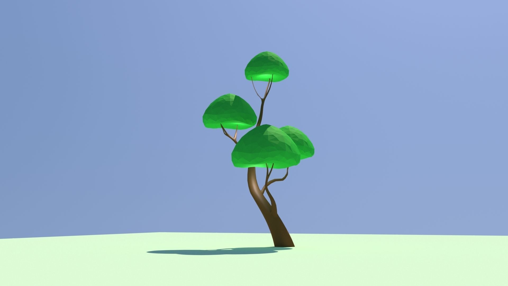 Cartoon Tree 05 3D model | CGTrader