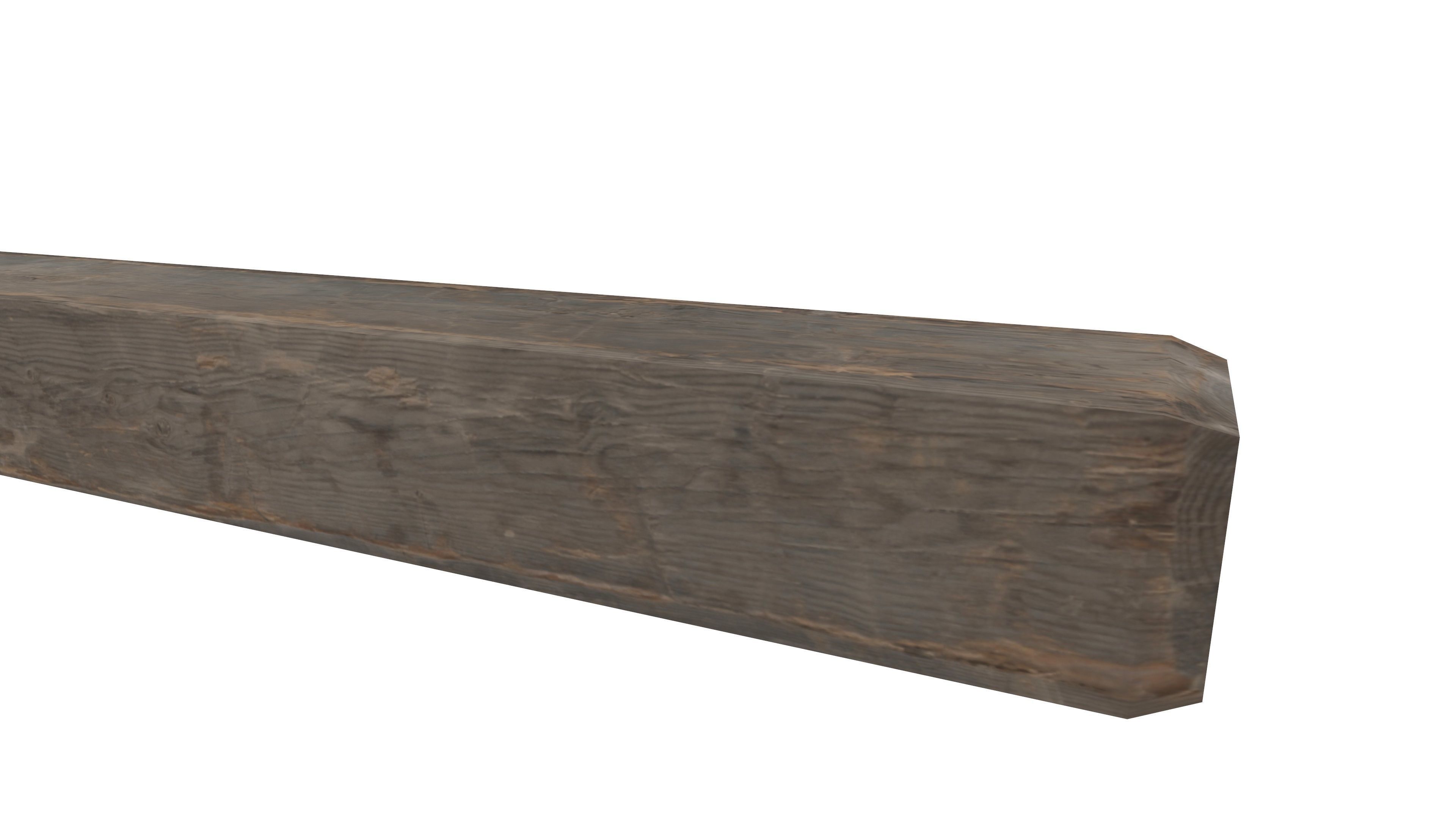 3D model Wooden Beam 3D Model AR VR PBR VR / AR / low-poly | CGTrader