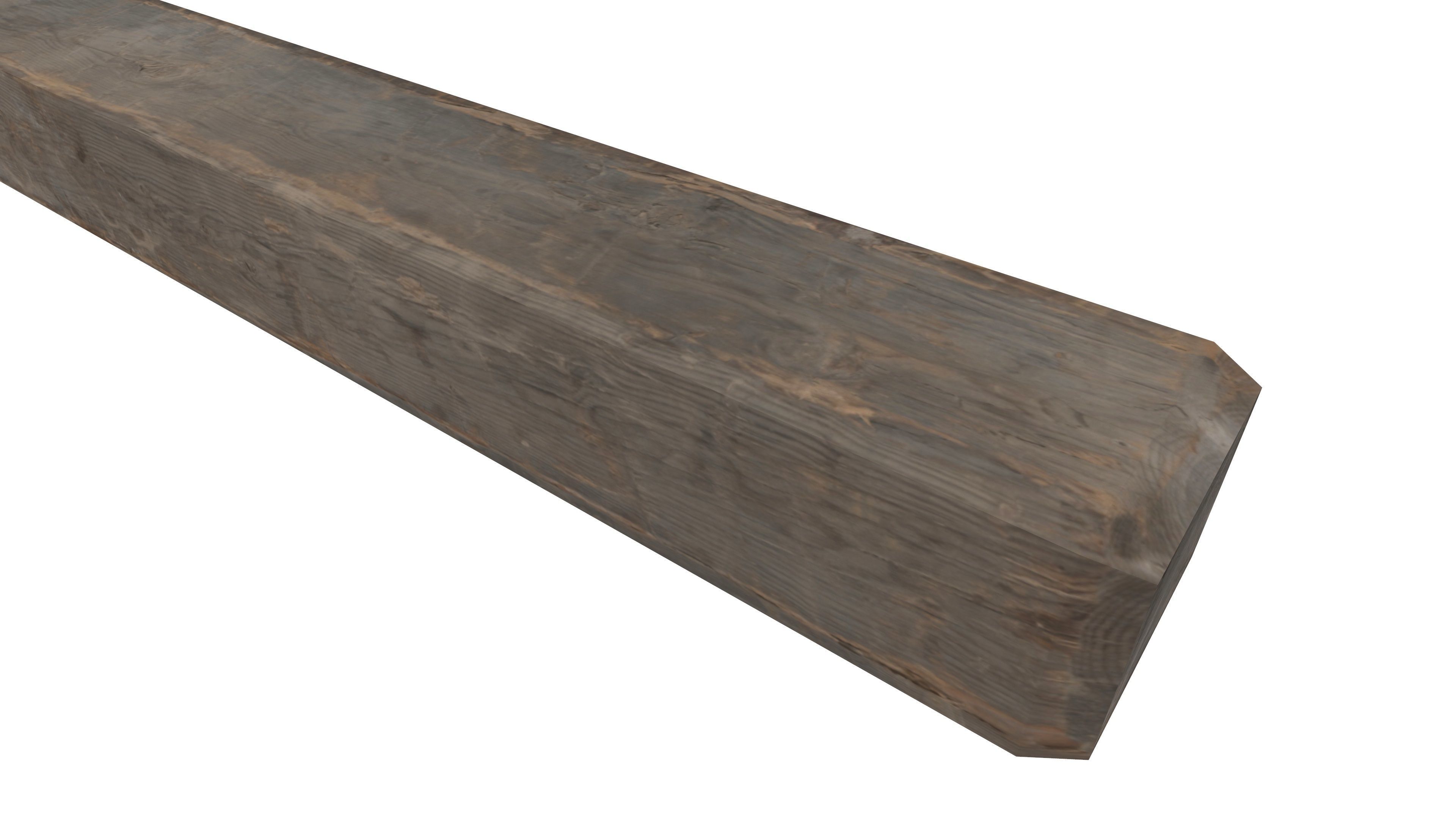 3D model Wooden Beam 3D Model AR VR PBR VR / AR / low-poly | CGTrader