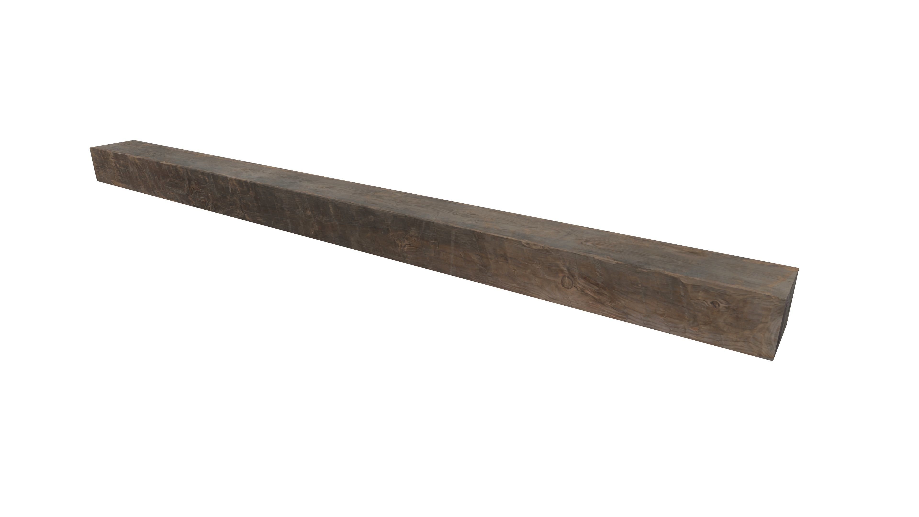 3D model Wooden Beam 3D Model AR VR PBR VR / AR / low-poly | CGTrader